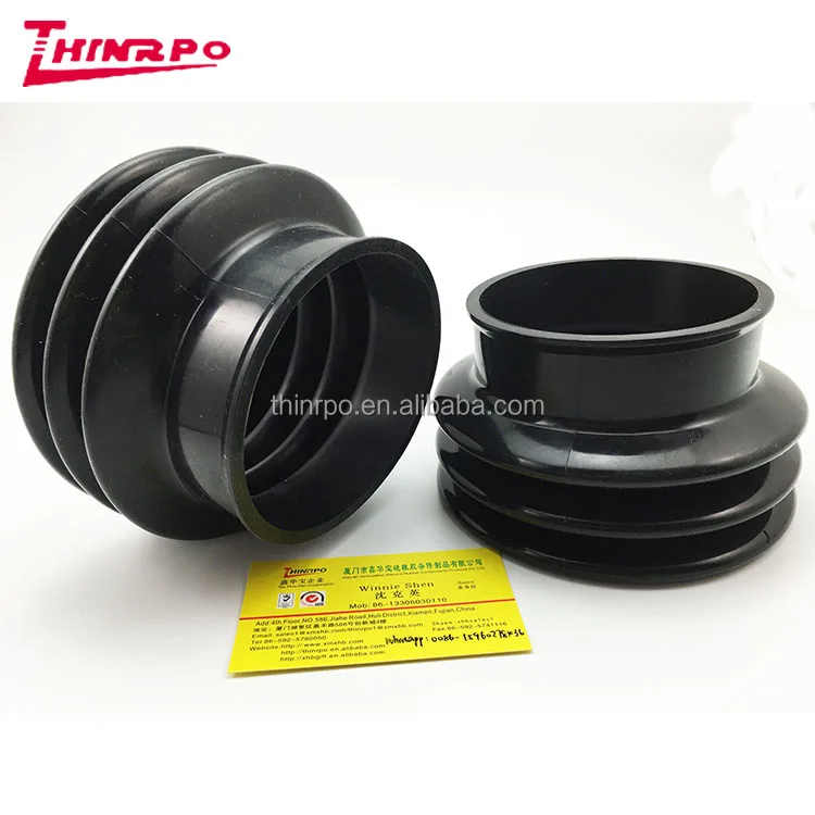 Custom Molded Absorber Rubber Bellows Dust Cover Flexible Neoprene ...