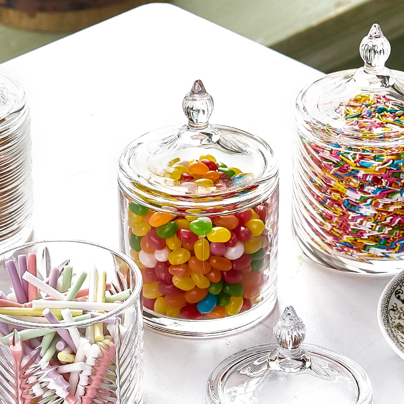Factory Wholesale Clear Wedding Party Christmas Crystal Candy Jar Set ...