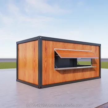 Customized Refabricated Booth Kiosk Metal Structure Ready To Ship Flat ...