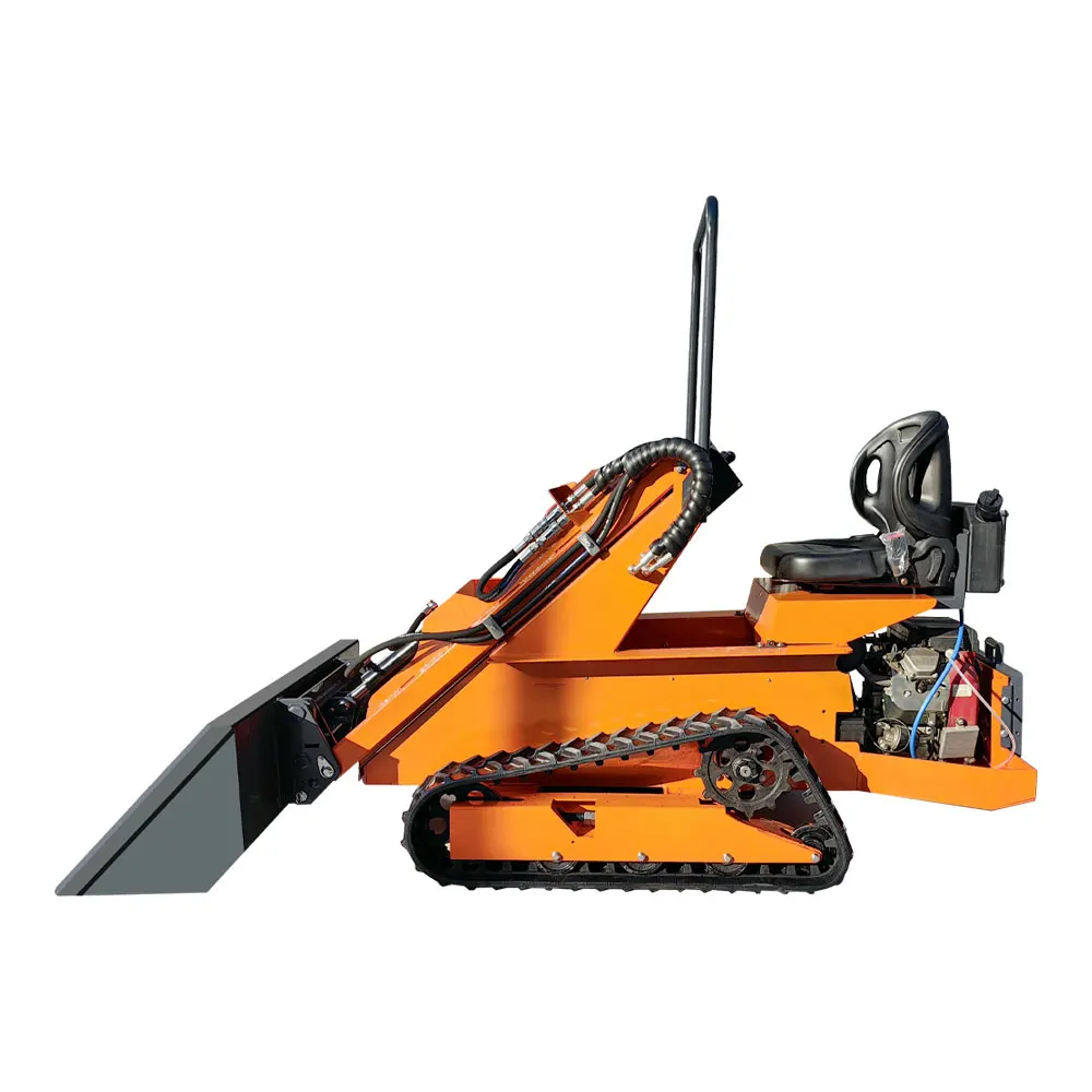 Hydraulic Small Track Loader Mini Loader with Attachment| Alibaba.com