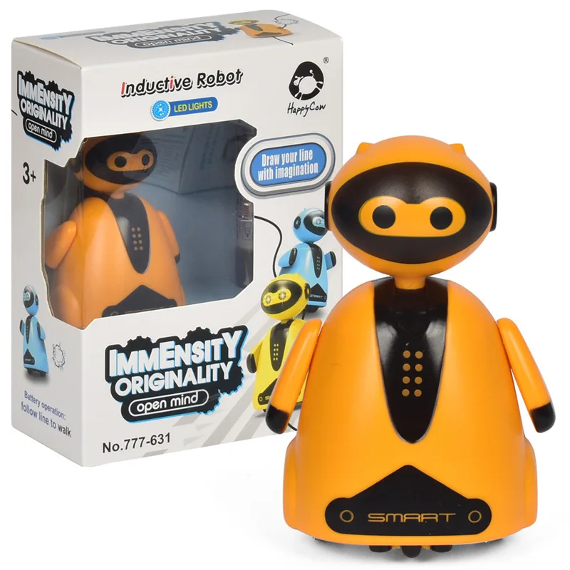 Toy Robot Small Inductive Plastic Inductive Penguin Line Pen Follower ...