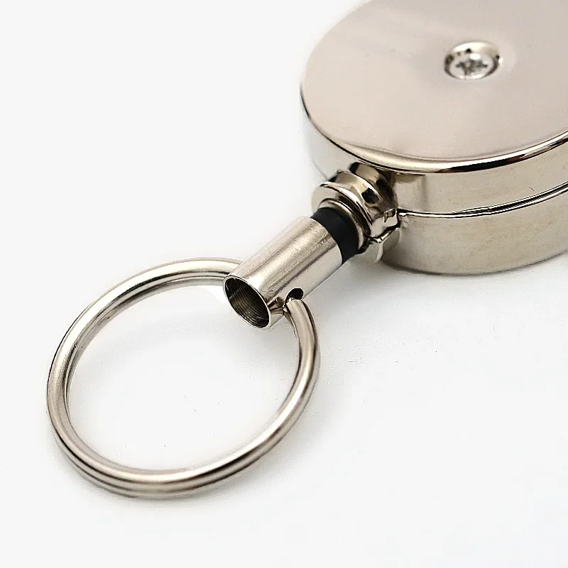 Outdoor Telescopic Wire Rope Key Anti-Theft Keychain