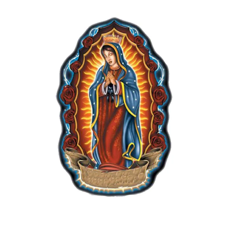 15-years Factory Custom Guadalupe Banner Metal Logo Badges Brooch Hard ...