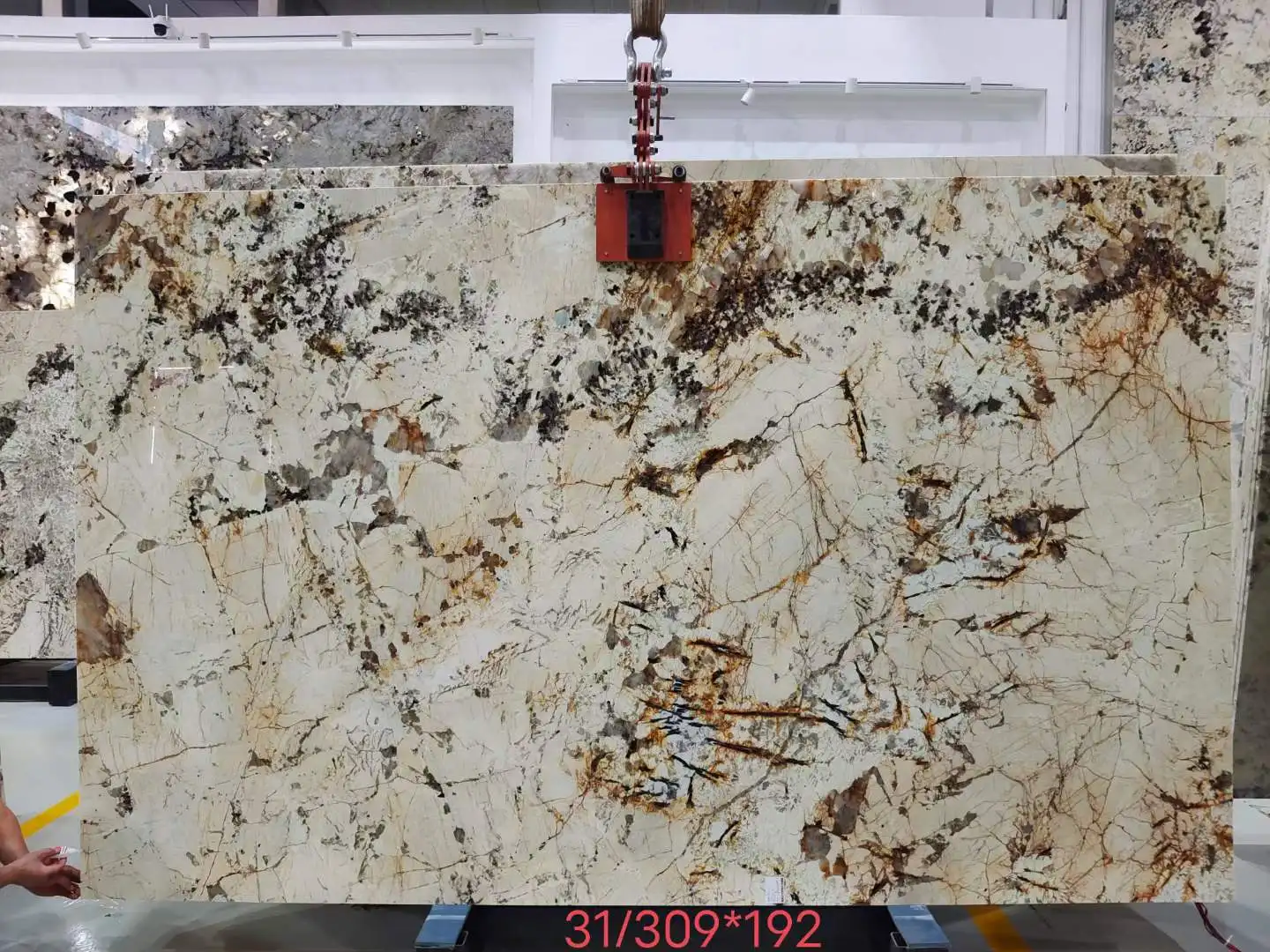 Luxury Stone Brazilian Pandora Marble Pandora White Marble Slab ...