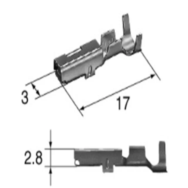 terminal connector 8100-0461 connectors terminals conector accessories ...