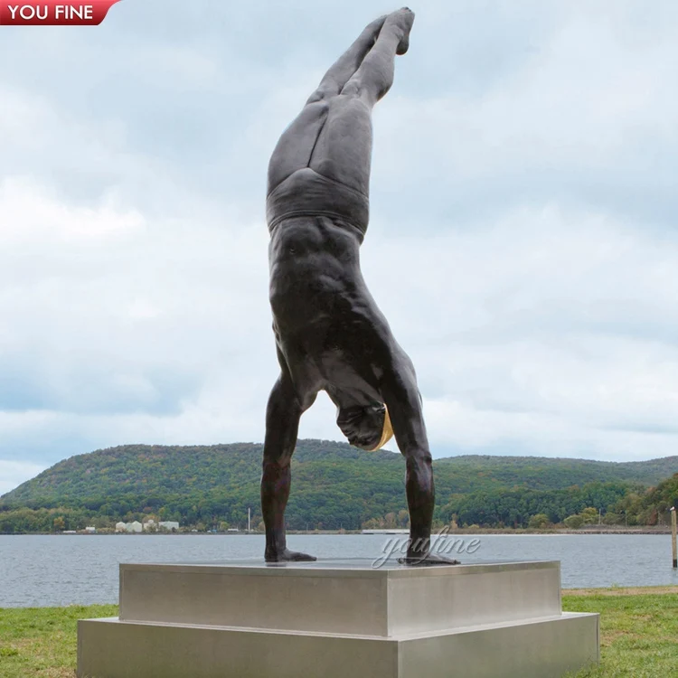 Outdoor Swimming Pool Sculpture Man Diving Athlete Bronze Statue - Buy ...