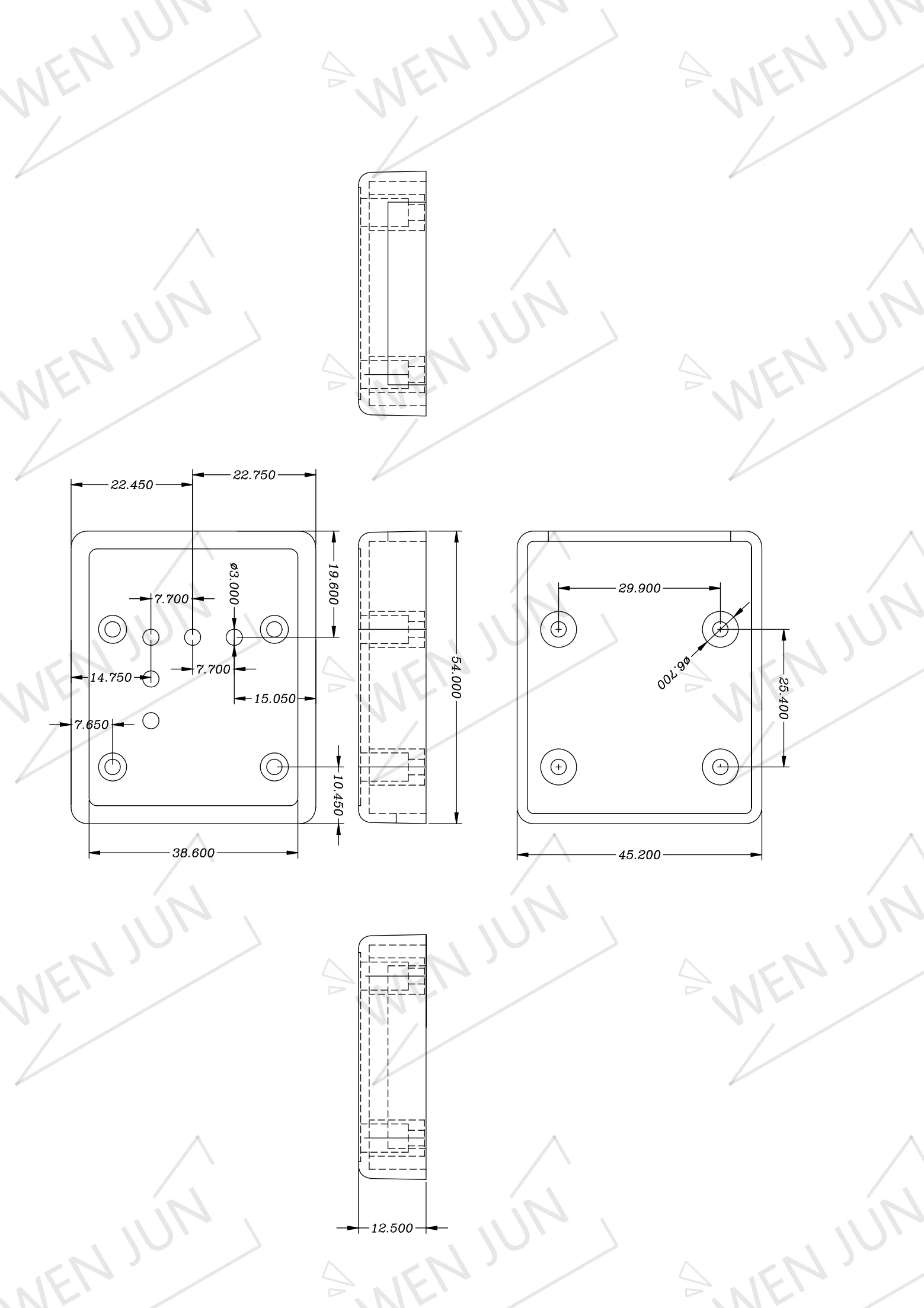 OBD2 Connector Enclosure - Durable & Customizable Shell