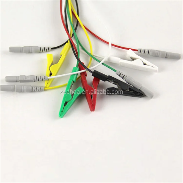 High Quality Ecg Ekg Electrode Cable 2.0mm Female Electrode Needle To ...