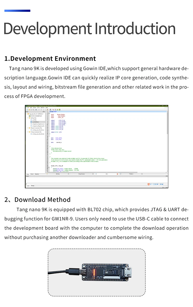 Sipeed Tang Nano 9K FPGA Development Board - RISC-V RV