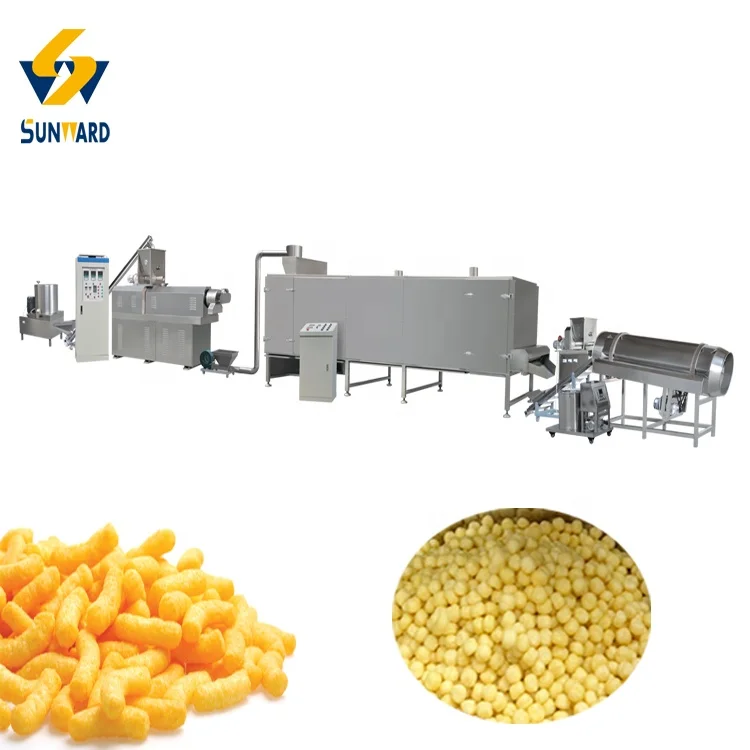 Twin Screw Extruder for Puffed Snack Making - Sunward