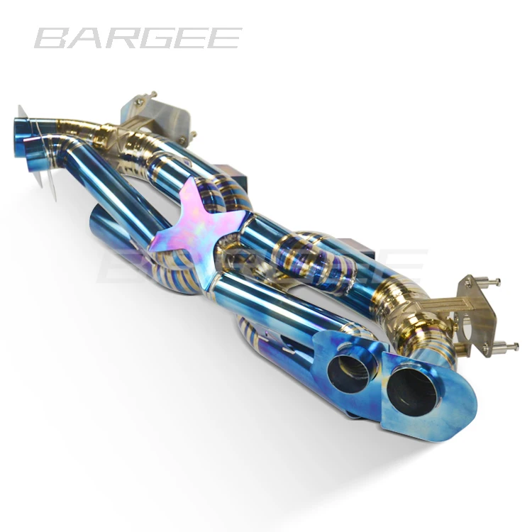 Bargee Valvetronic Titanium EXHAUST CATBAC for Porsche 911 992 3.0T ...