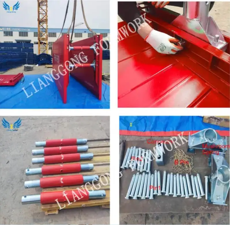 Customized Concrete Formwork Trench Shoring Pipe Supporting System ...