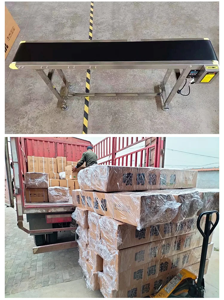 Automatic Flat Belt Conveyor 200mm Belt SS Body Conveyor| Alibaba.com