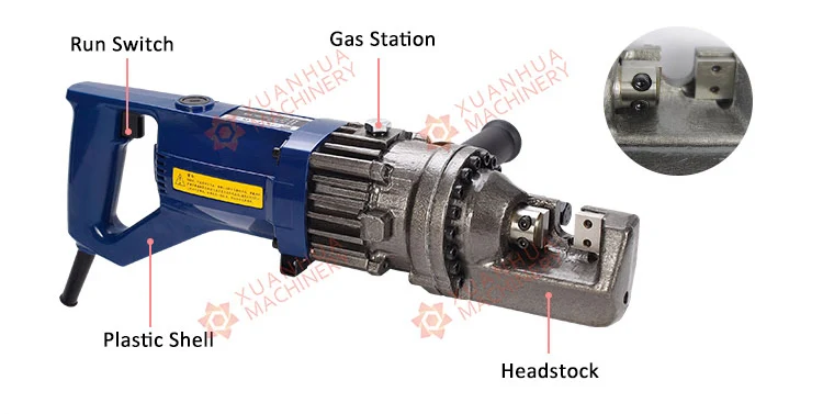 Portable Hydraulic Electric Rebar Cutting Machine Manual Hydraulic ...
