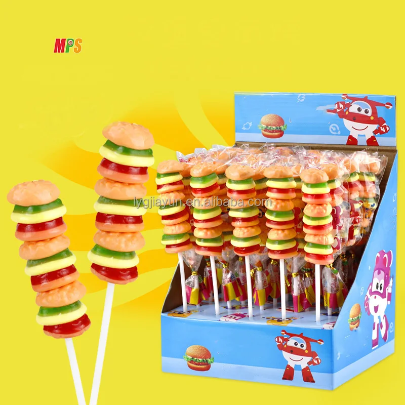Wholesale Mixed Fruit Burger Gummy with HACCP/BRC Certificate