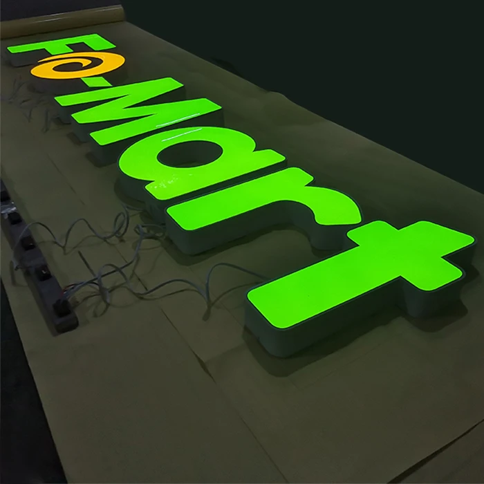 Chinese Manufacture 3D Luminous Characters Signage Professional Led ...