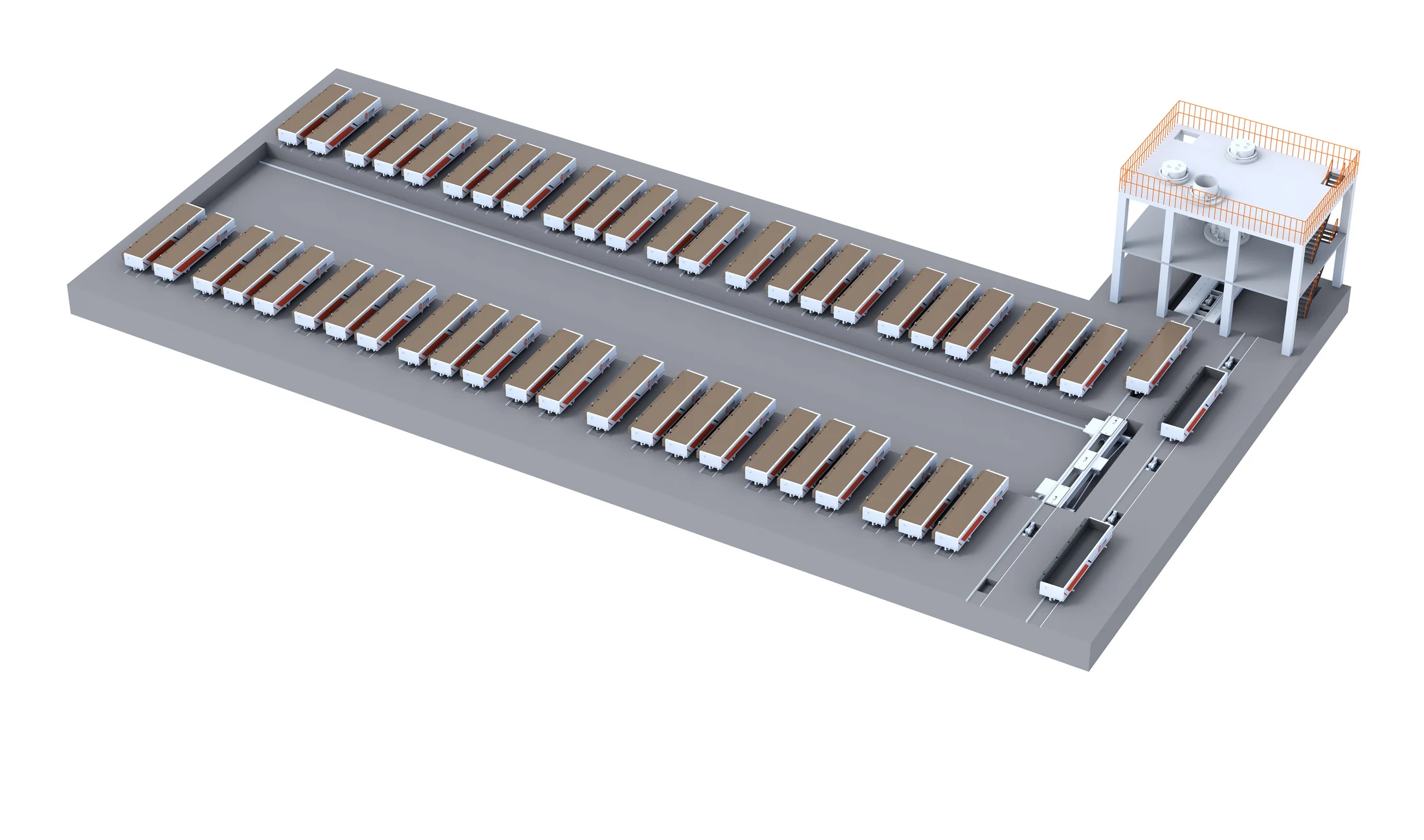 200000m3 per Year Automatic Block Production Line Iraq