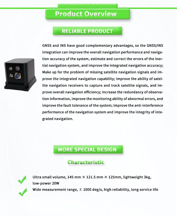 Univo Ubts700 Fiber Optic Integrated Inertial Navigation System ...