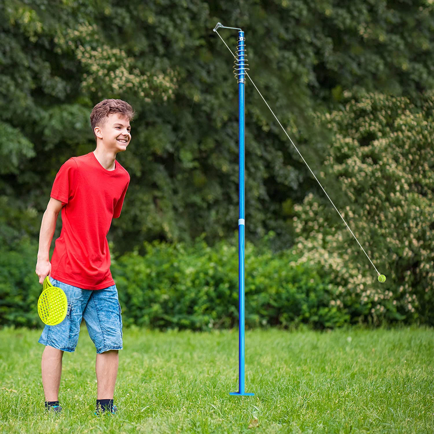 Metal Tennis Trainer With Tennis Racket Swing Ball Set - Buy Tennis ...