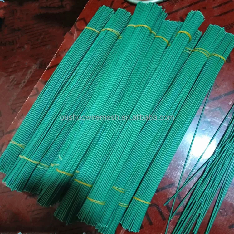 2mm Green Floral Wire Rose Stems Wire Plastic Coated Iron Wire for ...
