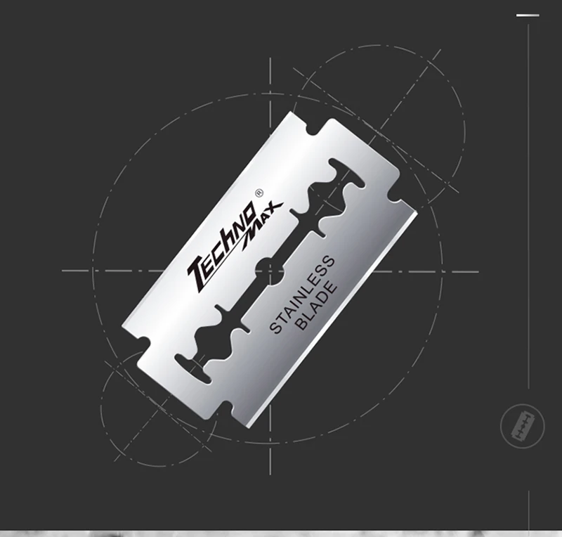 Universal Double Edge Safety Razor Blades Sharp Stainless Steel Shave ...