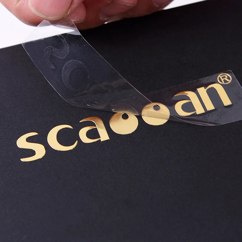 Metallic Transfer Sticker Label Brand Metal Plate Nameplate 3d Adhesive ...