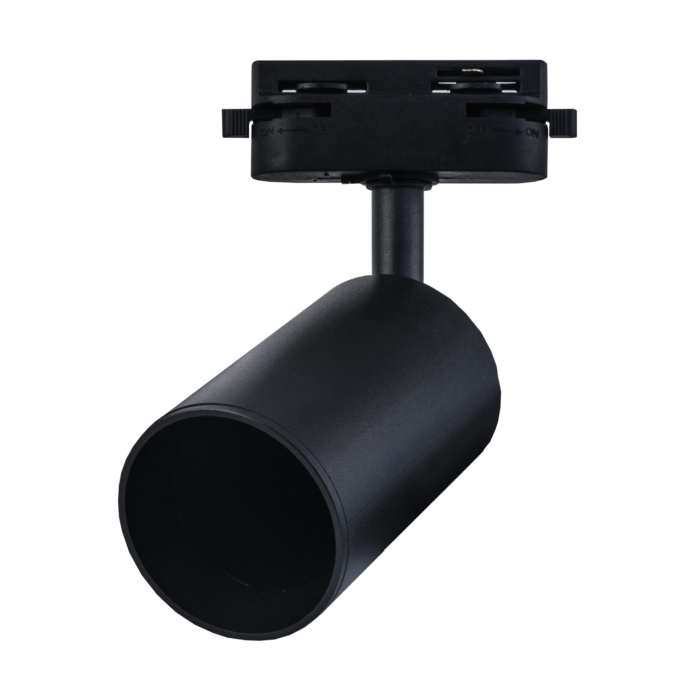 Adjustable Black White Led Gu10 Track Lighting Single Head Led Dimmable ...