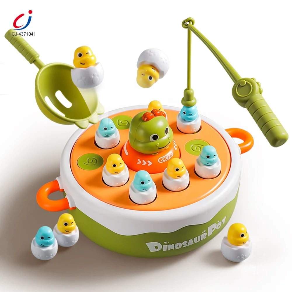Chengji dinosaur turntable fishing game toy kids educational ...
