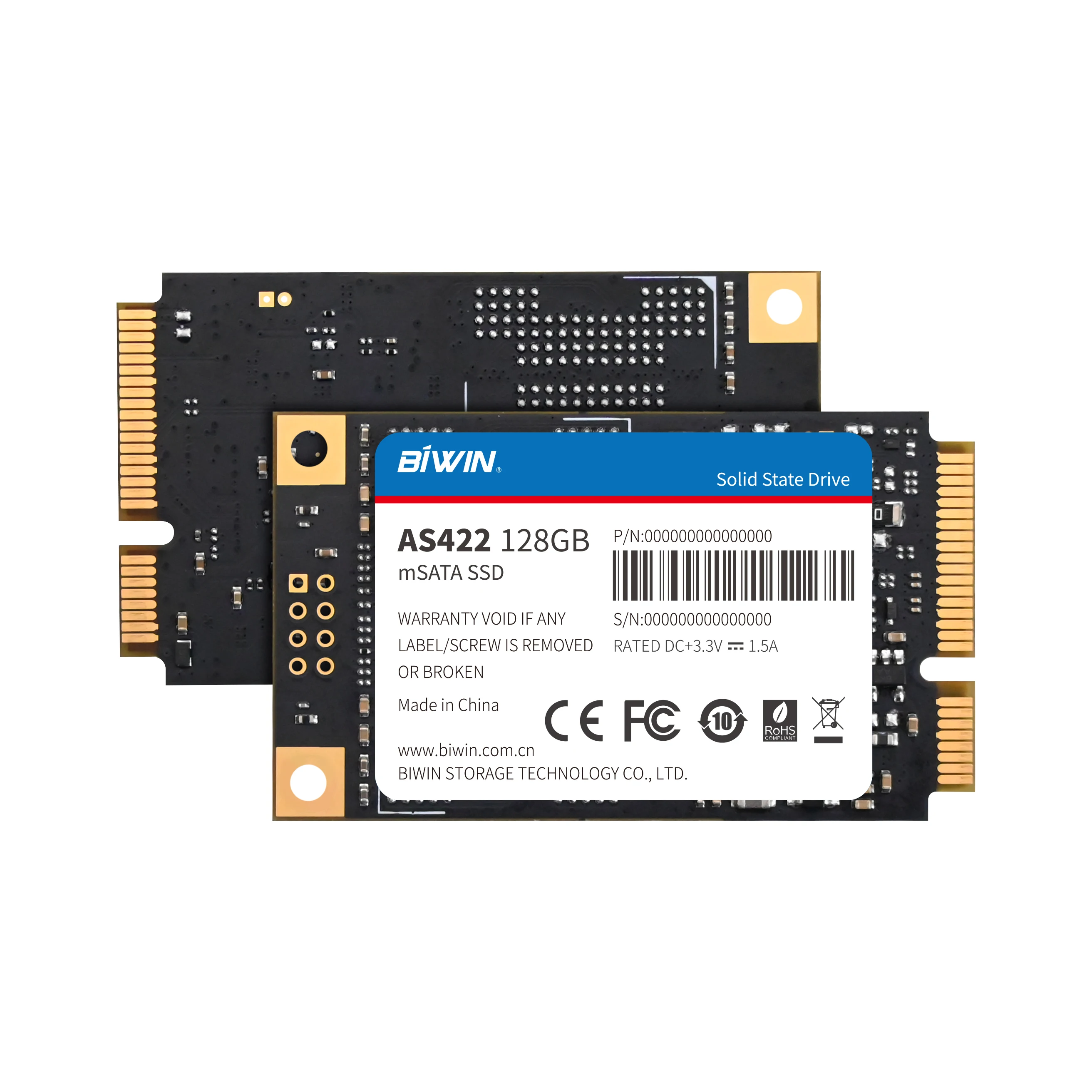 Biwin As422 Msata Ssd 128gb 256gb 512gb 1tb Industrial Solid State Hard Drive Disk For Laptop ...