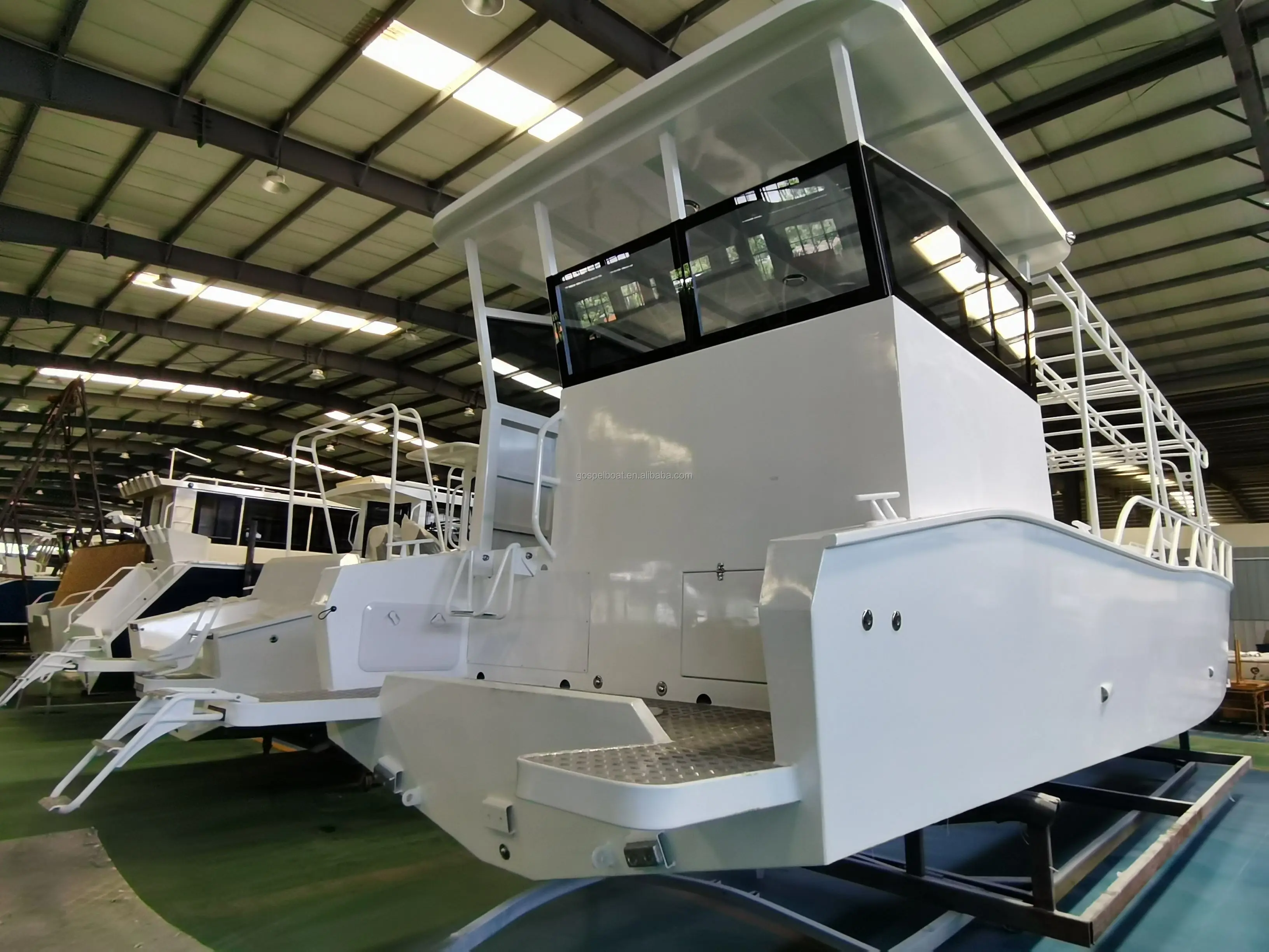 10m Landing Craft Work Barge Aluminum Diving Boat - Gospel Boat