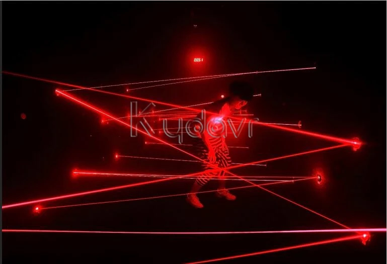 Indoor Escape Activate Push Infrared Ray Game Pipes Arena Interactive ...
