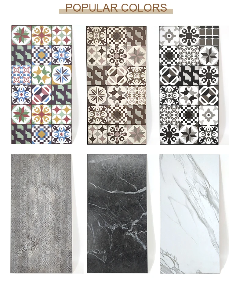 Free Sample Standard PVC Wall Tile Sizes for Bathroom & Kitchen