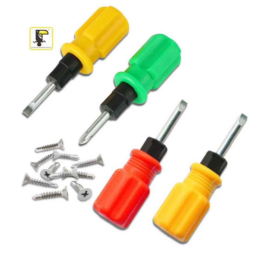 Flathead Laptop Portable Mini Double Headed Screwdriver Small Stubby ...