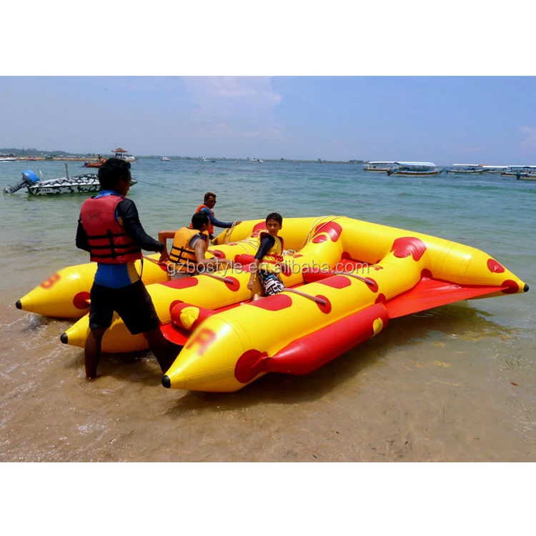 Customized Inflatable Towable Flyfish Inflatable Banana Boat Water ...