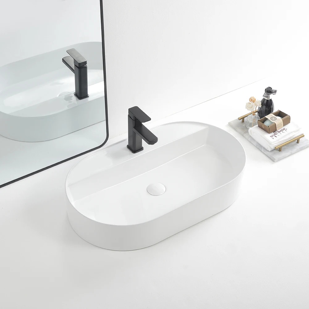 Modern Lavabo Art Basin Table Top Mounted Ceramic Wash Hand Basin ...