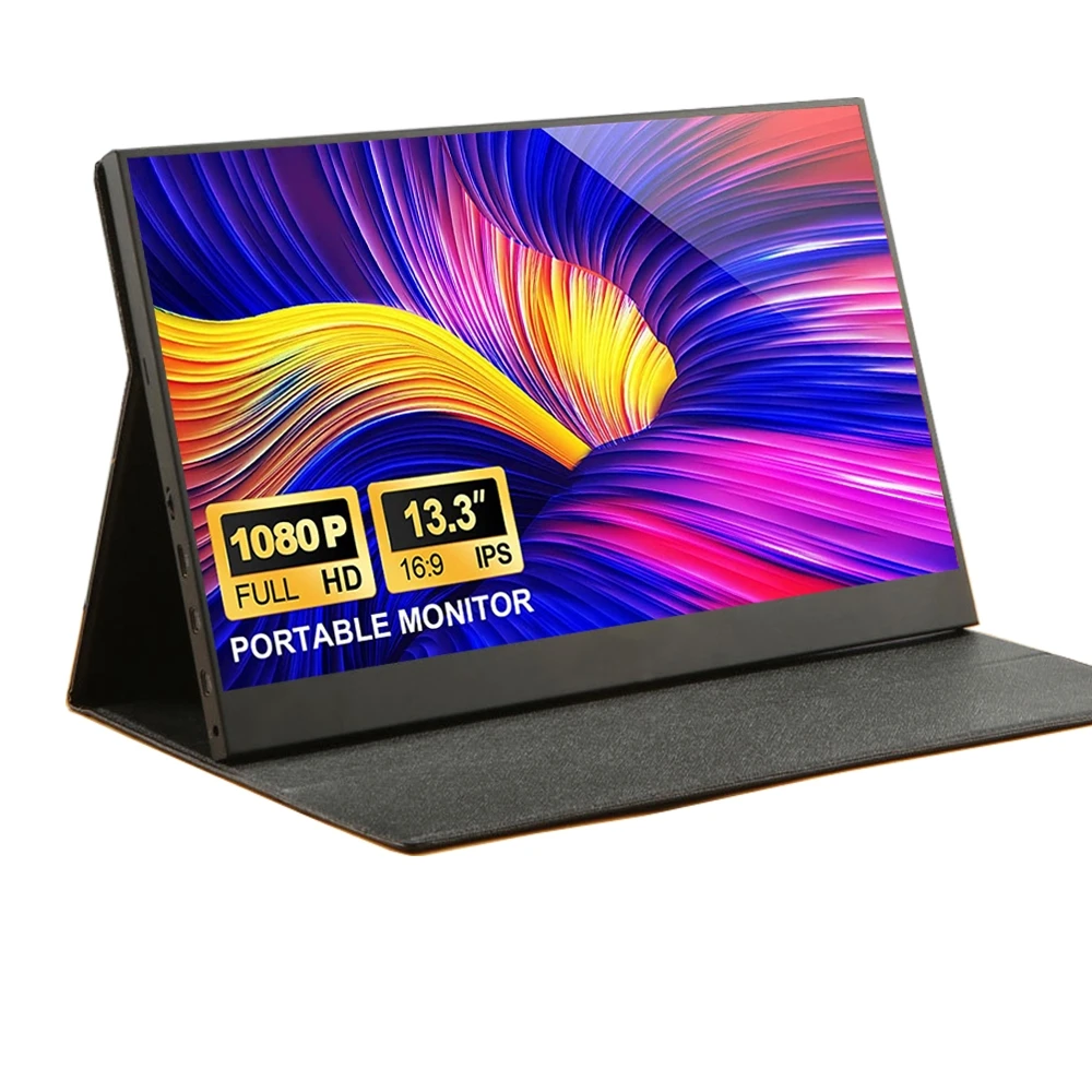 Amazon Hot Selling 1080P 60Hz 13.3 Inch Portable Monitor with HD MI ...