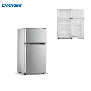 80 Liter Small Home Appliance Vcm Fridge Double Glass Door Refrigerator ...
