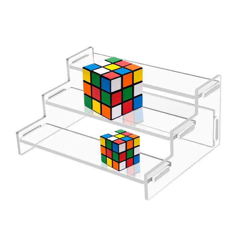 Rectangular Clear acrylic display rack jewelry ladder display rack ...