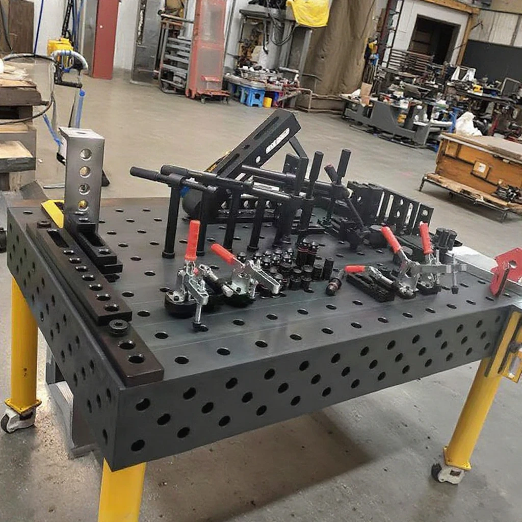 Heavy Duty 3D Cast Iron Steel Welding Platform D16 D28 New Condition ...