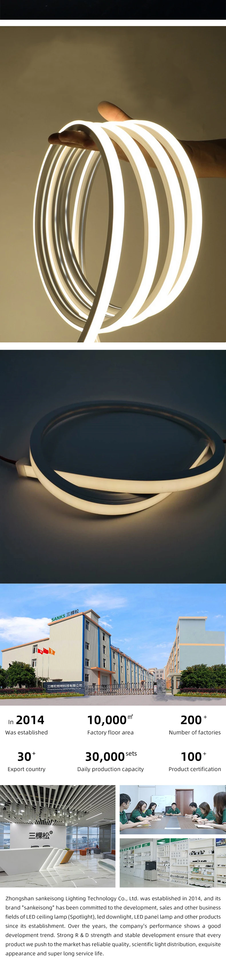 High Quality Dimmable Snake Lights - 50000 Hours Lifespan