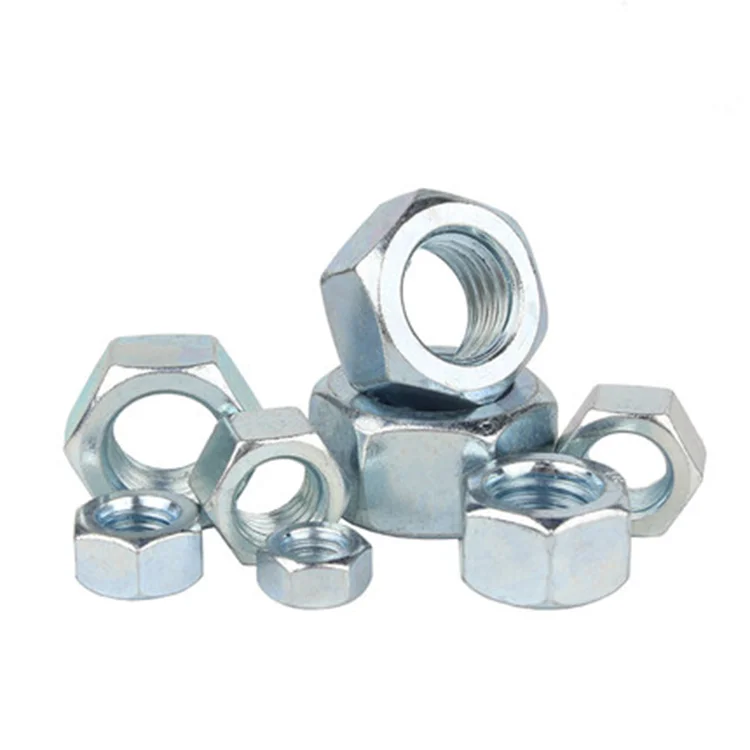 M8M10M12M14M16M20 to M100 Carbon Steel Din934 Iso 4032 Hex Nut Hexagon ...