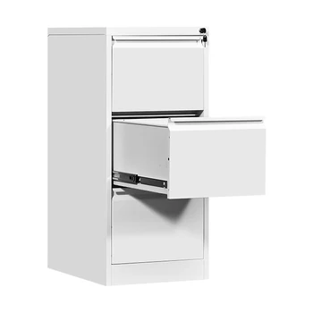 Assemble Metal Office 3 Drawer Storage Cabinet Vertical Office Filing ...