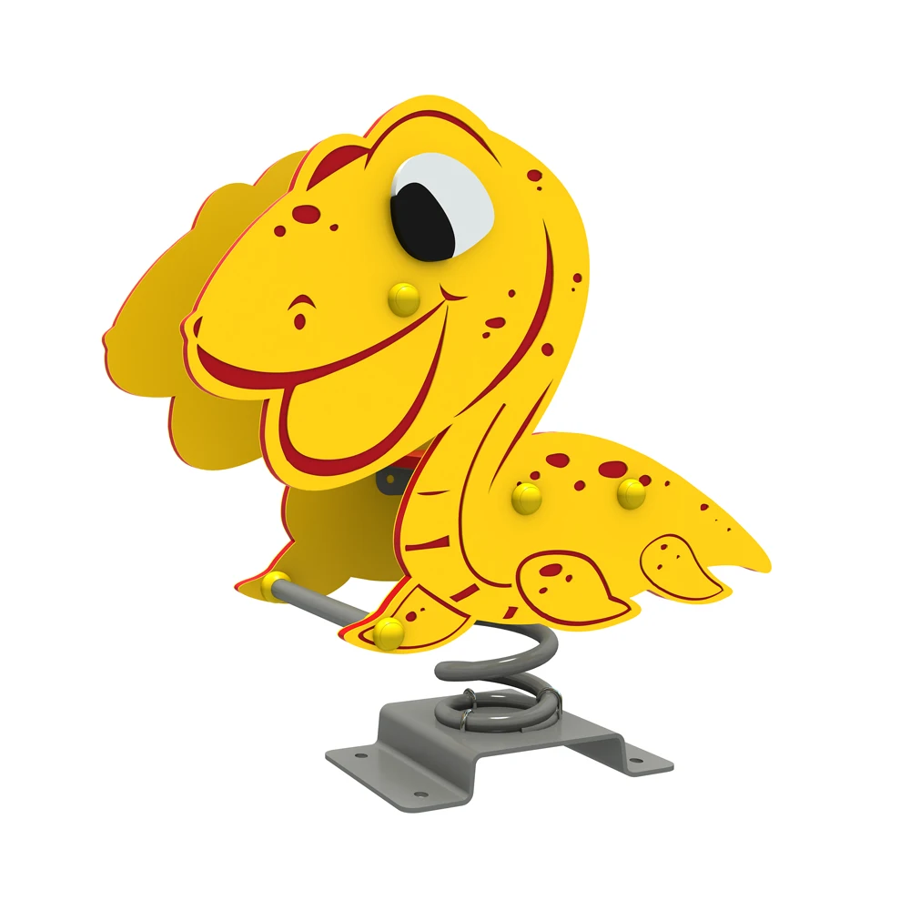 Dinosaur Style Pe Panel Board Spring Rider Rocking Horse Outdoor ...