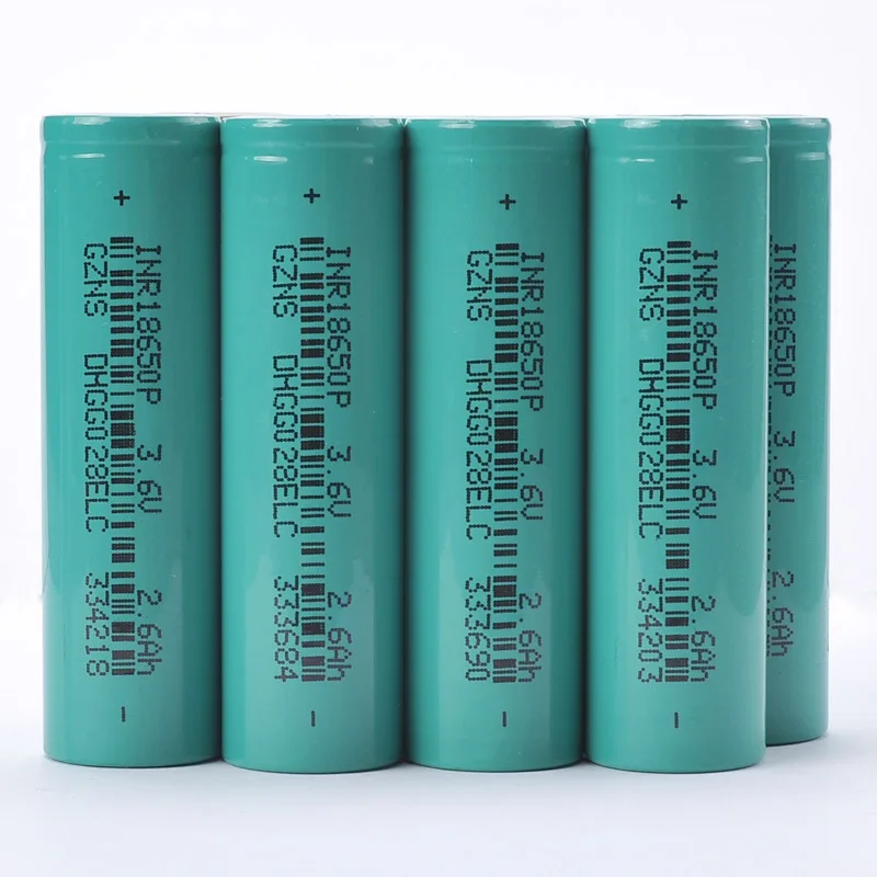 Cylindrical Cell INR18650 Battery 3.7V Li-ion Rechargeable Batteries ...
