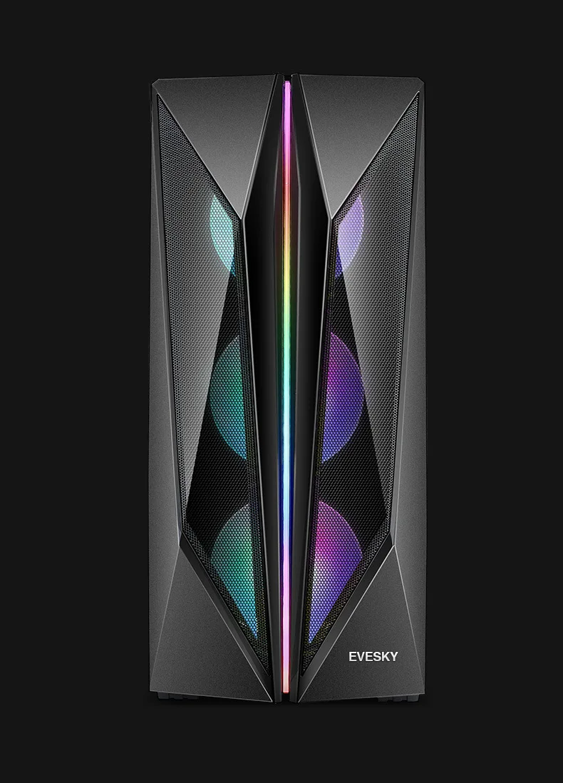 Desk RGB ATX PC Case Table Computer Gaming Case and Desk Two in One ...