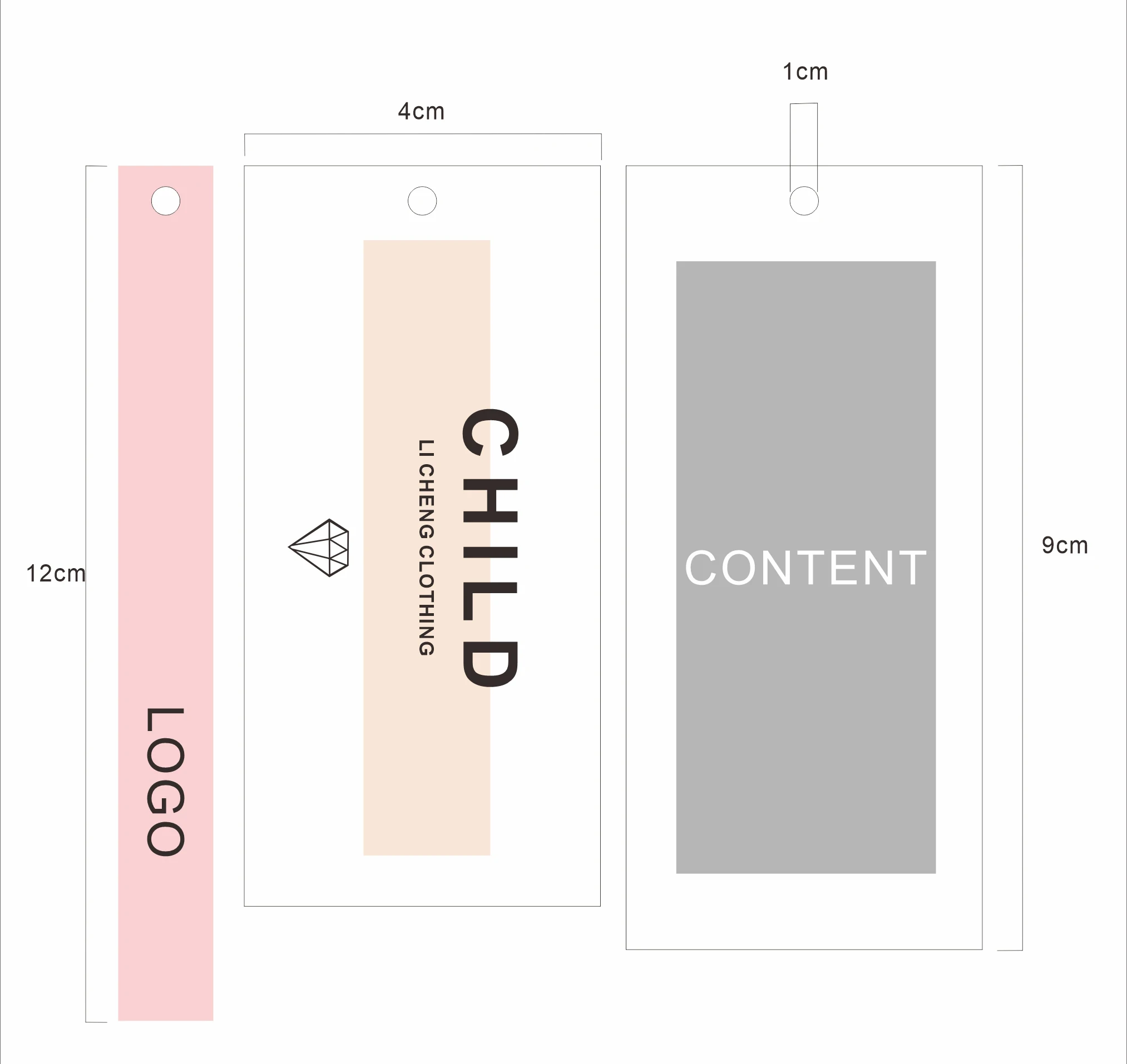 Low Moq Custom Hand Tags Labels For Clothes Private Label Tags With Own ...