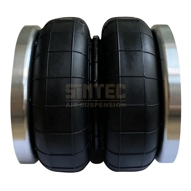 2S70-13F Aluminium Flange Universal Double Convoluted Air Lift Ride Bag ...