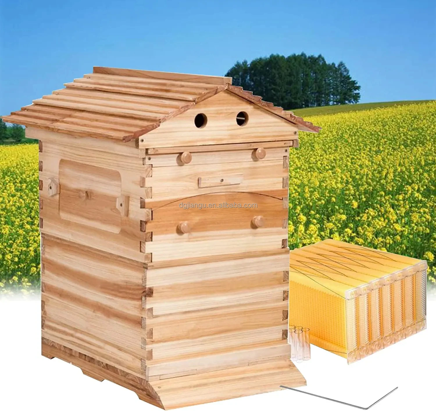 Beehive Self-flowing Hive For Bees Golden Palace Automatic Flows Hive ...