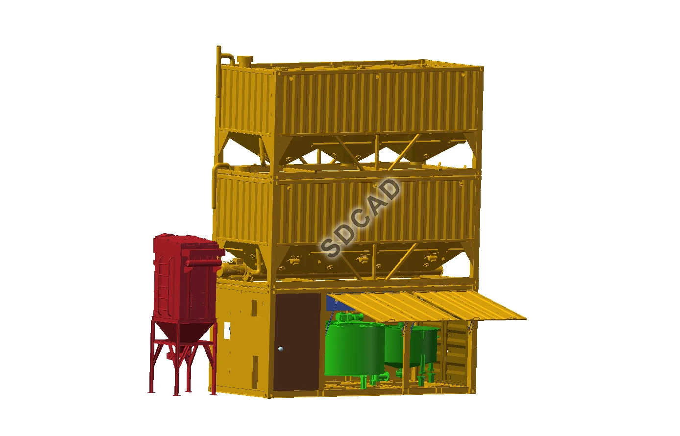 Sdcad Gm Integrated Mechanical Stirring Type Jet Grout Plant Water ...
