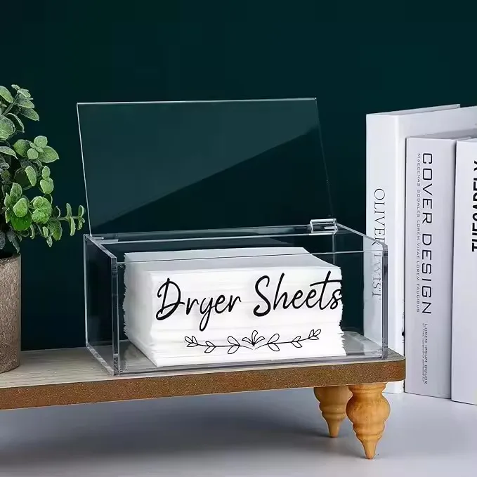 Acrylic Container Storage Box For Laundry Room Organization Acrylic ...